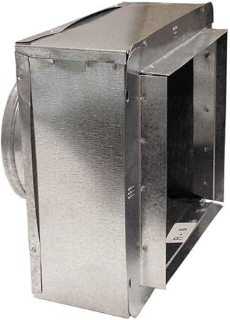 Master Flow 12 in. x 6 in. to 8 in. Insulated Register Box with Flange ...