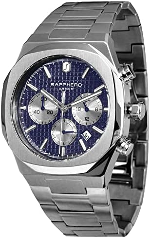 SAPPHERO Watch for Men Quartz Movement Chronograph Wrist Men Watch ...