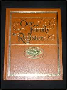 Our Family Register: Julie Hausner: 9780890091388: Amazon.com: Books