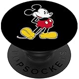 Amazon.com: Disney Cute Winking Mickey Mouse Face PopSockets PopGrip ...