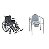 Drive Medical BLS18FBD-ELR Blue Streak Lightweight Wheelchair with ...