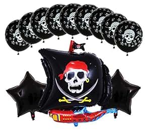 Amazon.com: Pirate Ship Birthday Party Balloons - Decorations for Kids ...