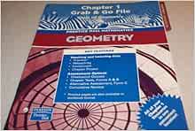 Geometry: Chapter 1 Grab & Go File, Tools of Geometry (Prentice Hall ...