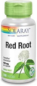 Amazon.com: Solaray Red Root Capsules, 420 mg | 100 Count: Health ...