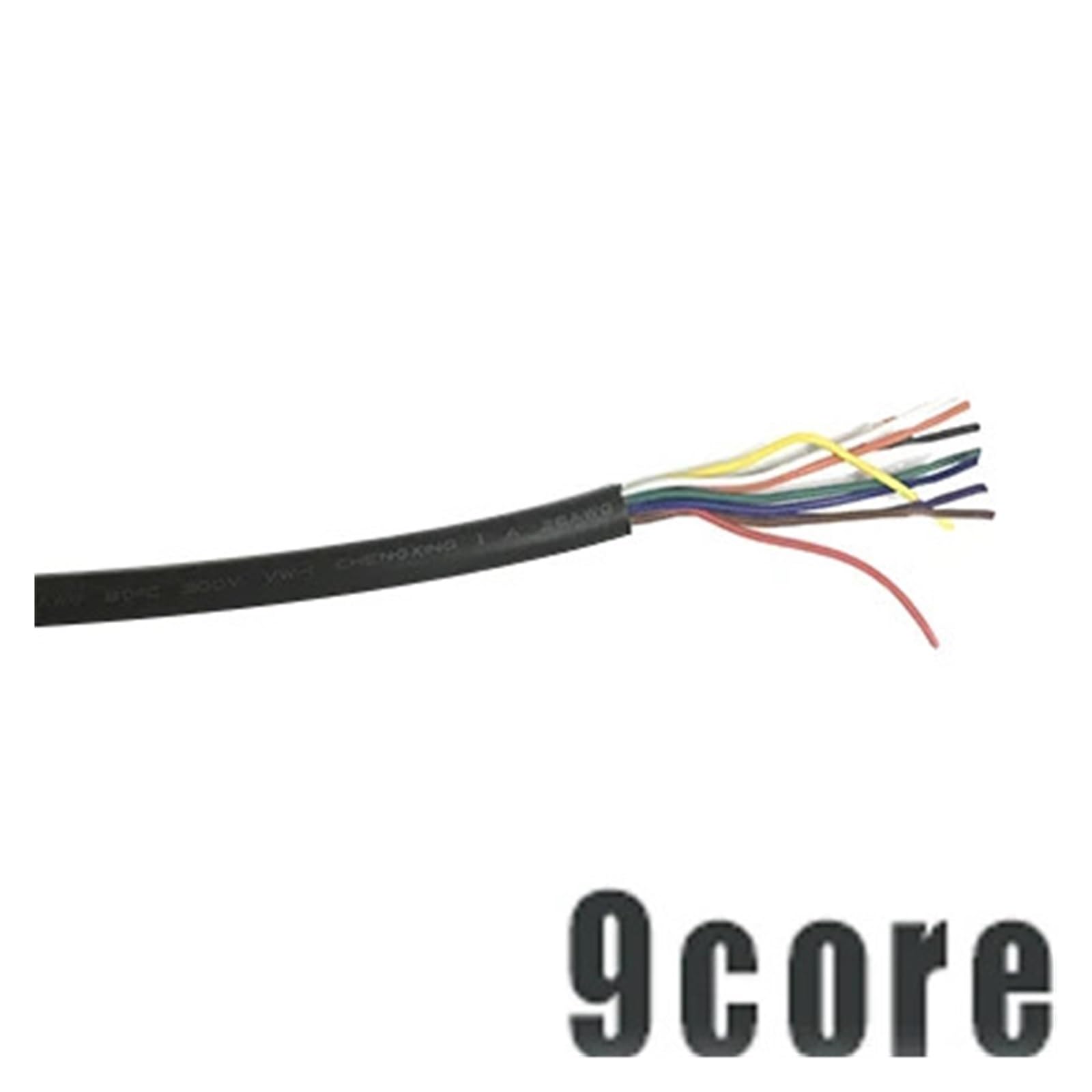 UL (PVC) Wire And Cable 26AWG 28 AWG Signal Cable RVV 2/3/4/5/6/7/8/9/10 Cores T+C Copper ...