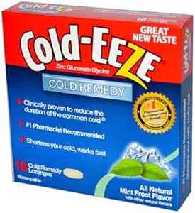 Amazon.com: Cold-EEZE Cold Remedy Lozenges, Mint Frost, 18 Count ...