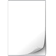Amazon.com : Shop4Mailers 8.5” x 11” White Full Sheet Permanent Self ...