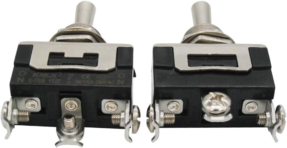 mxuteuk 3Pcs Heavy Duty Rocker Toggle Switch 20A 125V SPDT 3 Position 3 ...