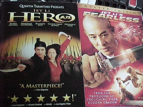 Buy Fearless , Hero : Jet Li Action 2 Pack Online at desertcartINDIA