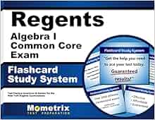 Regents Algebra I (Common Core) Exam Flashcard Study System: Regents ...