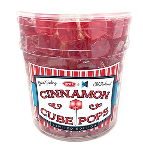Hard Candy Cube Lollipop Suckers: Individually Wrapped Flavored Sucker ...