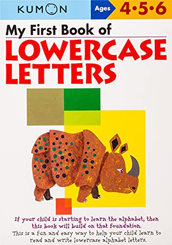Amazon.com: My First Book of Lowercase Letters: 0004774307068: Kumon: Books