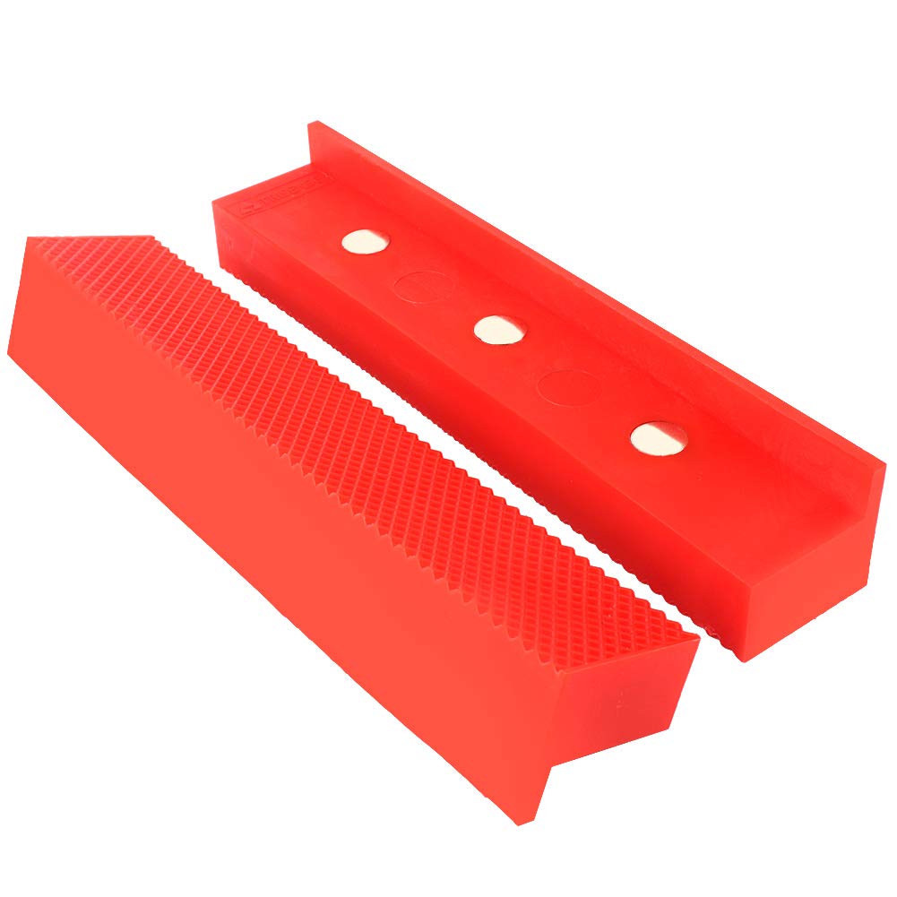 Trisense 6 Vise Jaw Pads Non Marring Soft Jaws Magnetic | Desertcart INDIA