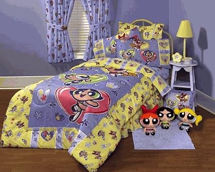 Amazon.com: Heart to Heart Powerpuff Girls Bedding Sheet Set: Home ...