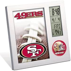 Amazon.com: San Francisco 49ers Clock - Team Desk: Home & Kitchen