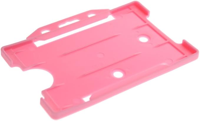 Amazon.com : ID Card It Pink Identity ID Card Pass Badge Holder - 100 ...