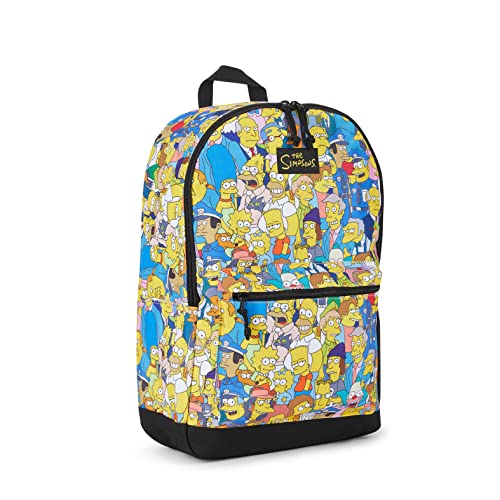 The Simpsons Homer Allover Backpack Krusty The Clown, Homer, Bart and ...