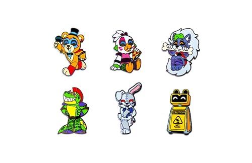 Youtooz Five Nights At Freddy's Security Breach Pin Set, Official ...