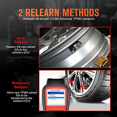 Autel TPMS Relearn Tool TS408, 2023 Upgraded of MaxiTPMS TS401, Tire ...