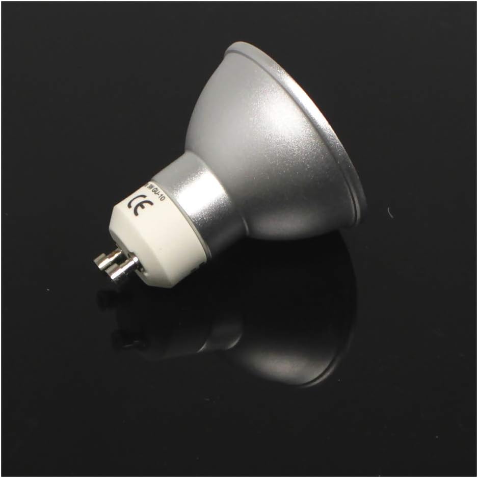 Cablematic – SMD GU10 LED Bulb 3W 230VAC warm light 120 ° 50mm – BigaMart