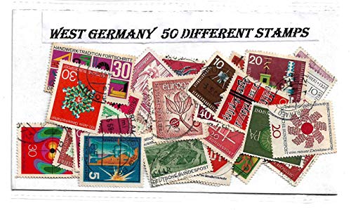Mahaphilla World Stamps Rare West Germany 50 Different Stamp for ...