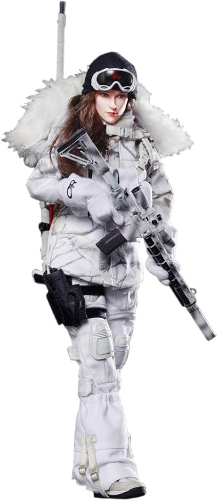 POXL 1/6 Female Soldier Action Figures, 30cm Military Soldier Model ...