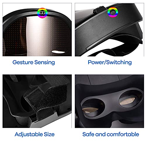 HIOUME Halloween LED Lighted Face Transforming Mask, Shining Mask for ...