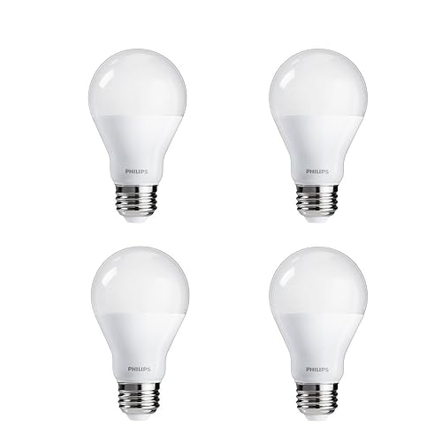 Philips 455709 LED Non-Dimmable A19 Frosted Light Bulb: 1500-Lumen ...