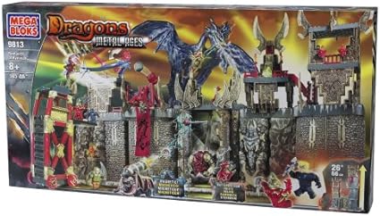 Mega Bloks Dragon Metal Ages Ramparts of Ryousan: Amazon.co.uk: Toys ...