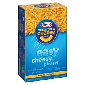 Amazon.com : Kraft Easy Mac Original 6 Microwavable Snack Packets 12.9 ...