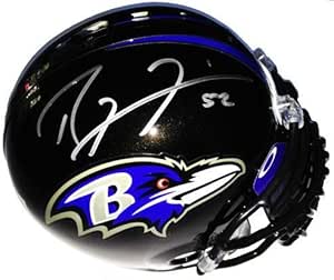 Amazon.com: Autographed Ray Lewis Helmet - Full Size Mask Visor Limited ...