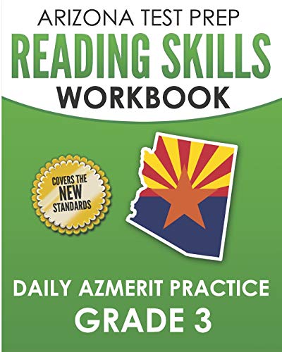 Amazon.com: ARIZONA TEST PREP Reading Skills Workbook Daily AzMERIT ...