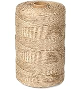 Amazon.com: 2mm 328ft Colored Natural Jute Twine String for Gift ...