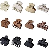 Amazon.com : Small Claw Hair Clips for Women Girls - Mini Hair Clips Square Tiny Claw Clips for ...