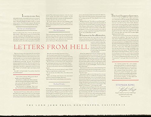 Publication: Letters from Hell