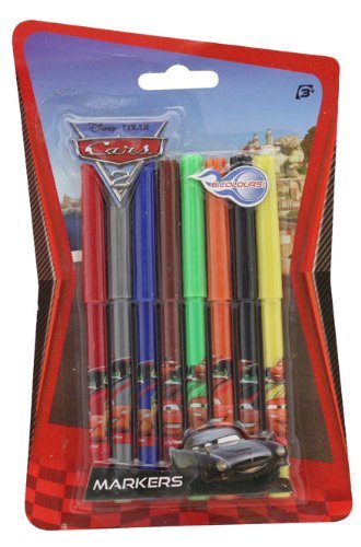 Disney Cars 8 Colour Markers: Amazon.co.uk: Office Products