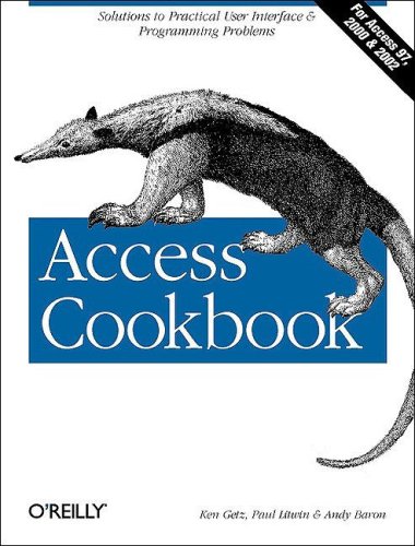 Download Free: Access Cookbook (O'Reilly Windows) by Ken Getz, Andy ...