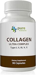 Amazon.com: PureNature Collagen Ultra Complex Types I, II, III, V & X ...
