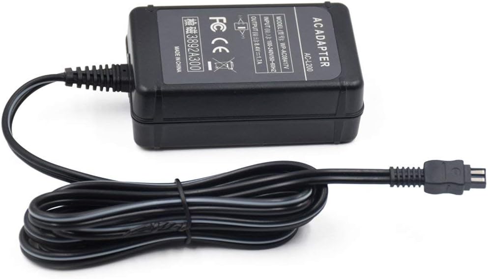 AC-L200 AC Power Adapter Kit Replacement for Sony AC-L200C AC-L25A AC-L25B AC-L25C Charger ...