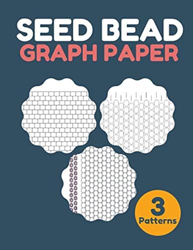 Seed Bead Graph Paper: Square/Loom, Brick & Peyote Beading Graph Paper ...