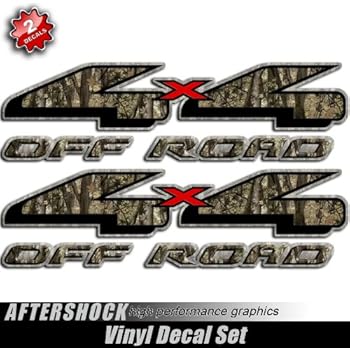 Amazon.com: Aftershock 4x4 Camo Camouflage Truck Decal Hunting Deer ...