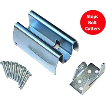 Heavy Metal Tamper Proof 4" Heavy Duty Security Hasp - Stops Bolt ...