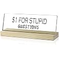 Amazon.com: Funny Office Desk Decor Sign for Women Men, Funny Office ...