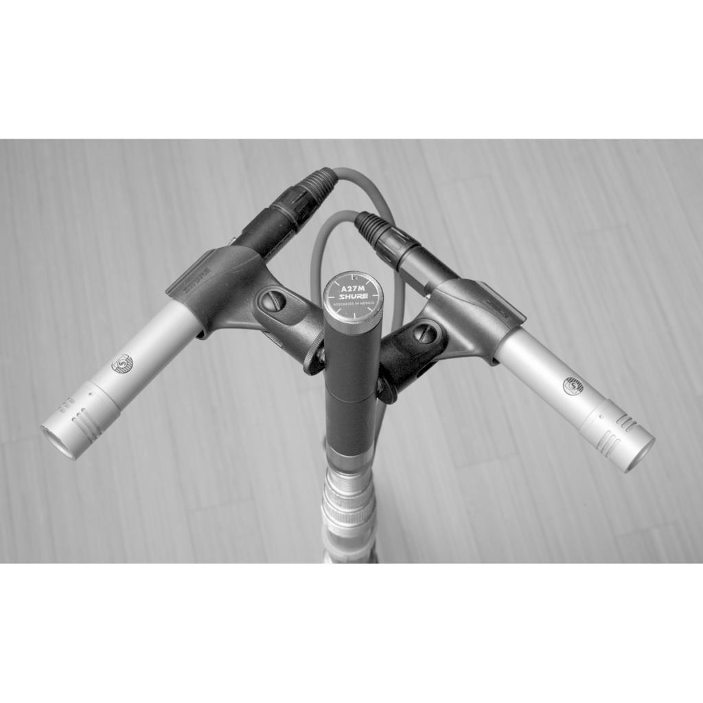 Shure KSM141/SL Stereo Pair with (2) KSM141, (2) Foam Windscreens, A27M ...