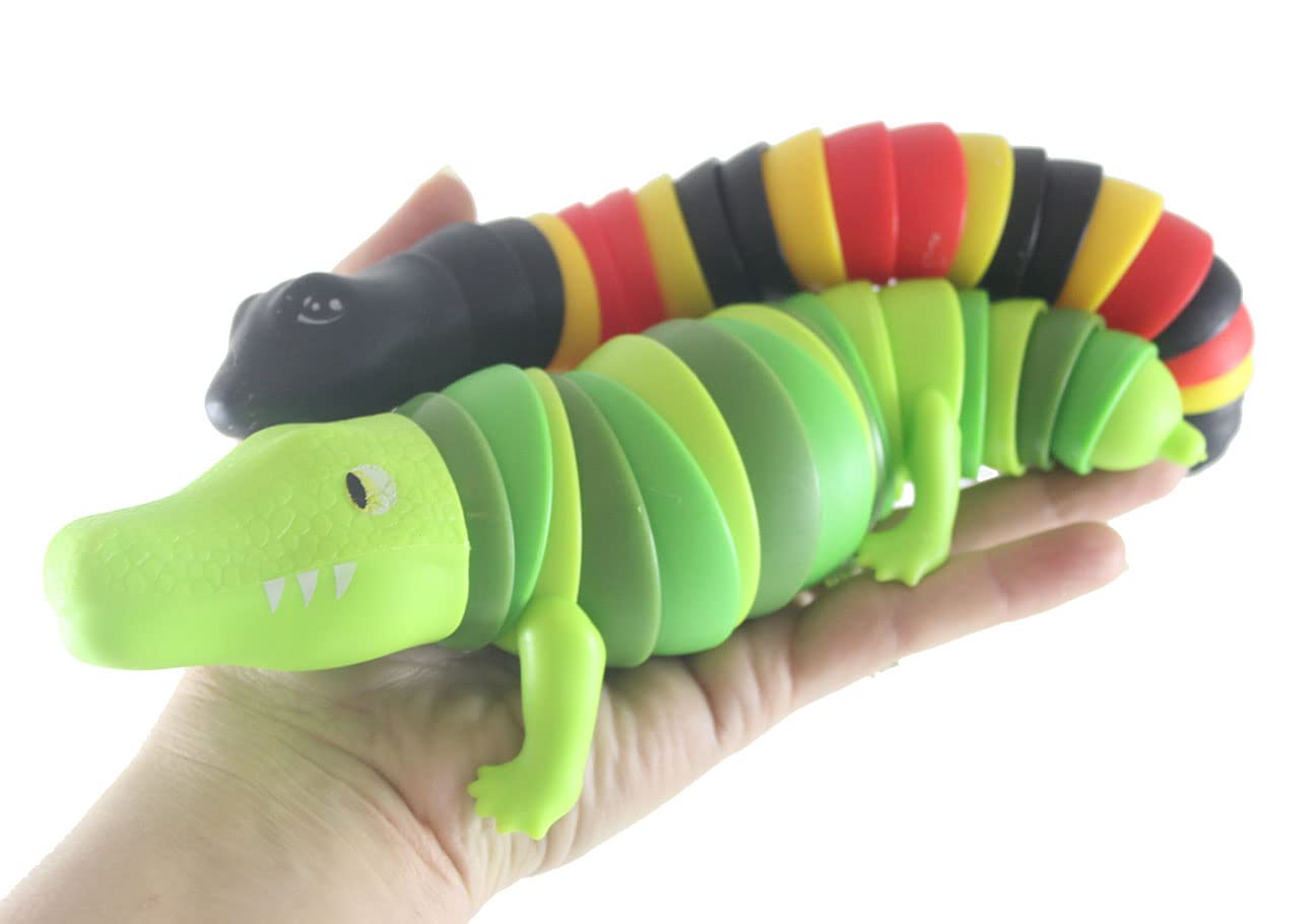 Mua Snake and Alligator Fidgets - Set of 2 - Large Wiggle Crocodile ...