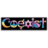 Amazon.com: Coexist - Inspirational Bumper Sticker - Bumper Vinyl Decal ...