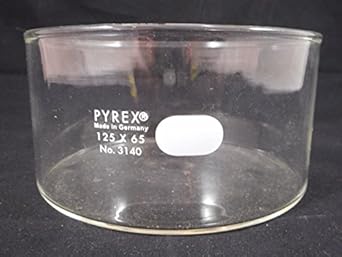Corning 3140-125 Pyrex Crystallizing Dish, 125 mm Diameter: Amazon.com ...