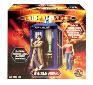 Airfix A50006 1:12 Scale Doctor Who Welcome Aboard Gift Set with Paints ...