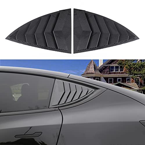 yhcdsea Model Y Side Window Louver Cover Sport Style for Tesla Model Y ...