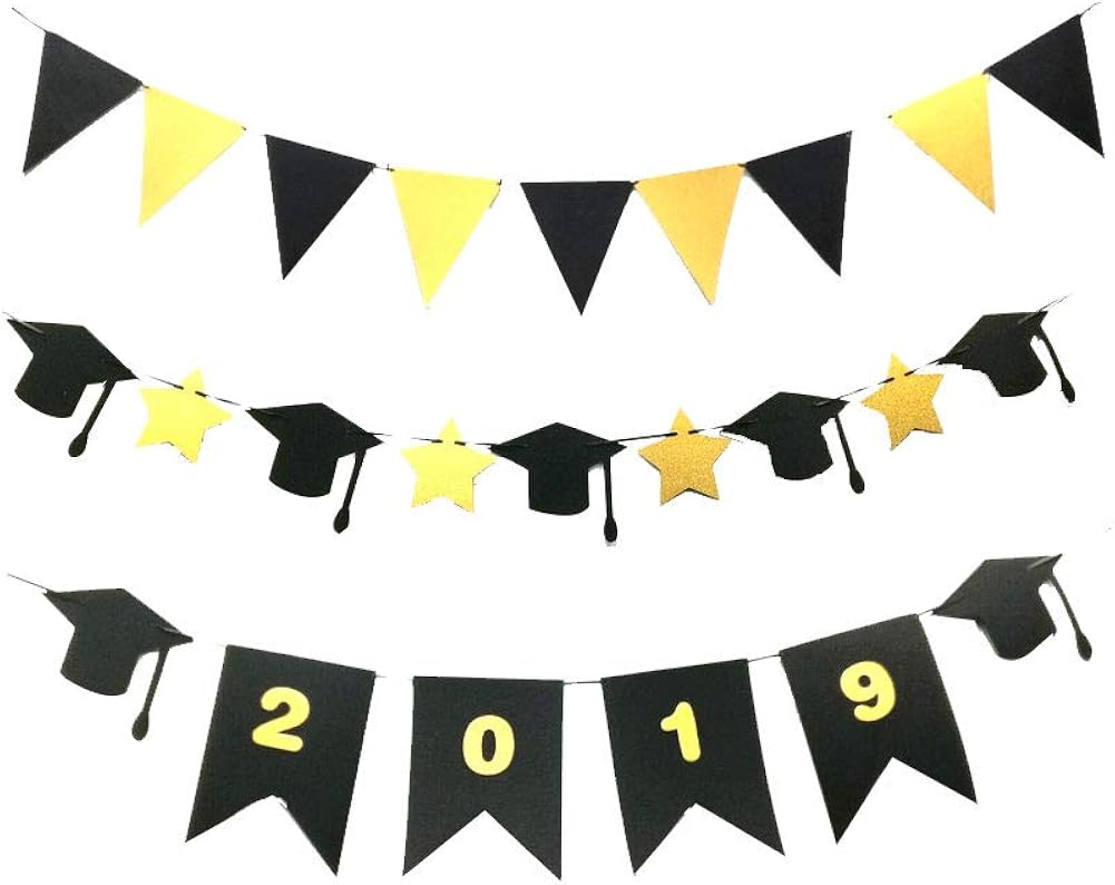 Banderines de graduación elegantes y lujosos para decoración de ...